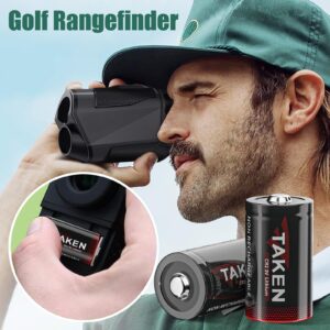 Taken CR2 Battery for Golf Rangefinder, 2 Pack CR2 3V Lithium Battery 850mAh Non-Rechargeable【10-Year Shelf Life】 Not for Arlo Camera