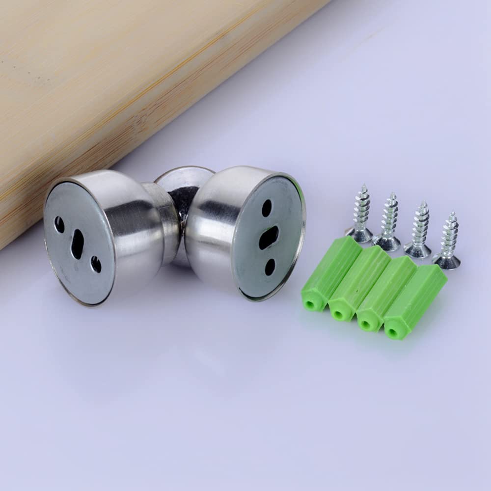 SagaSave 2Pcs Powerful Magnetic Doorstop, Mini Door Stopper with Screw Magnetism Door Holder for Home Office Bedroom Kitchen