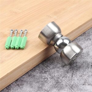 SagaSave 2Pcs Powerful Magnetic Doorstop, Mini Door Stopper with Screw Magnetism Door Holder for Home Office Bedroom Kitchen