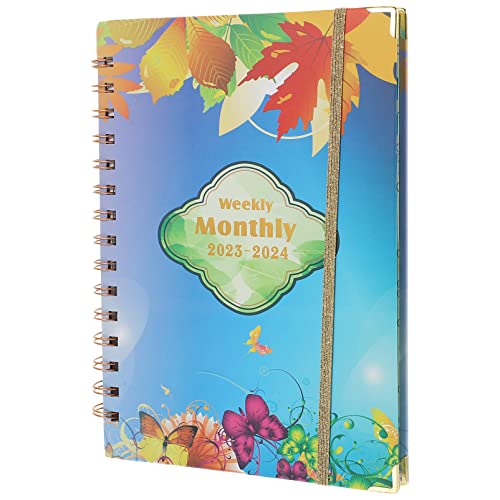 Cabilock 2023 Agenda Book Note Pads Portable Planner Books Planners 2023 Planner Weekly and Monthly Academic Notebook Schedule Planner Daily Planner 2023 Paper Coil Office Calendar Book