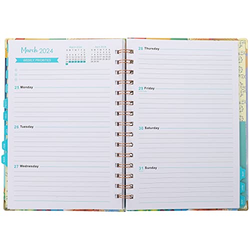 Cabilock 2023 Agenda Book Note Pads Portable Planner Books Planners 2023 Planner Weekly and Monthly Academic Notebook Schedule Planner Daily Planner 2023 Paper Coil Office Calendar Book