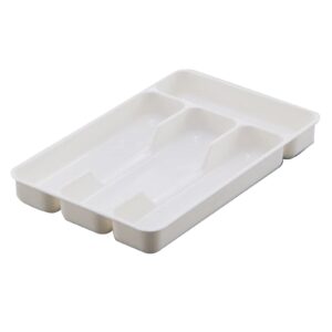 Woedpez 2pcs Cutlery Storage Tray Tableware Organizer Knife Spoon Fork Separation Box Kitchen Drawer Container for Cabinet Home tableware organizer box