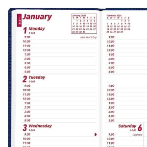 Brownline 2024 Traditional Weekly Pocket Planner, Appointment Book, 12 Months, January to December, Perfect Binding, 6" x 3.125", Assorted Colors (CB403.ASX-24)