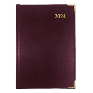 Brownline 2024 Executive Weekly Planner, Appointment Book, 12 Months, January to December, Sewn Binding, 8.187" x 5.625", Trilingual, Assorted Colors (CBE507.ASX-24)