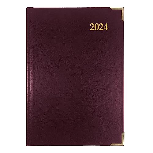 Brownline 2024 Executive Weekly Planner, Appointment Book, 12 Months, January to December, Sewn Binding, 8.187" x 5.625", Trilingual, Assorted Colors (CBE507.ASX-24)