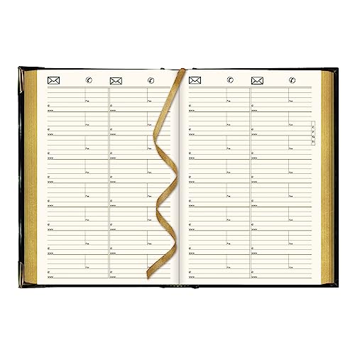 Brownline 2024 Executive Weekly Planner, Appointment Book, 12 Months, January to December, Sewn Binding, 8.187" x 5.625", Trilingual, Assorted Colors (CBE507.ASX-24)