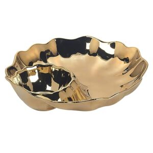 Certified International Gold Coast Chip & Dip Server 12" x 2.5", Multicolor