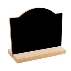 COHEALI 3pcs Message Chalkboard Standing Chalkboard Wedding Blackboard Sign Arch Blackboard Table Numbers Display Board Wedding Decor Home Decoration Message Board Wooden Mini Ornaments