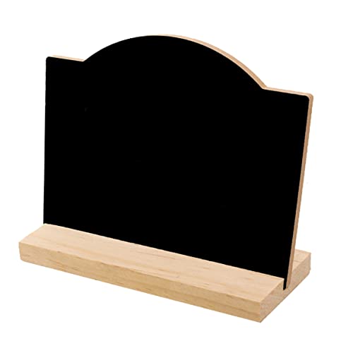 COHEALI 3pcs Message Chalkboard Standing Chalkboard Wedding Blackboard Sign Arch Blackboard Table Numbers Display Board Wedding Decor Home Decoration Message Board Wooden Mini Ornaments