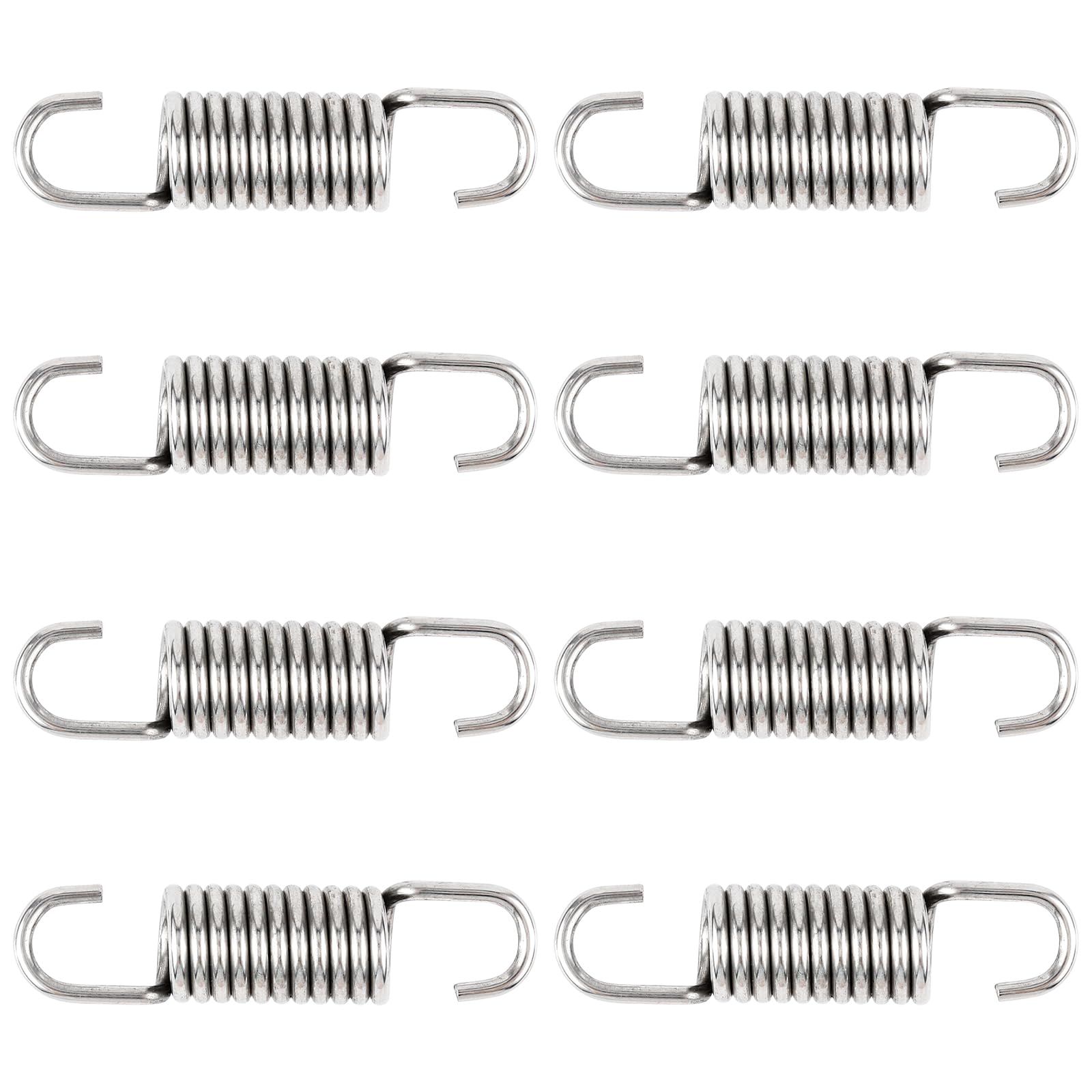 GNPADR 2-1/4inch(8Pcs) Stainless Steel Protective Coated Replacement Furniture Tension Springs for Recliner Sofa Bed [11Turn]