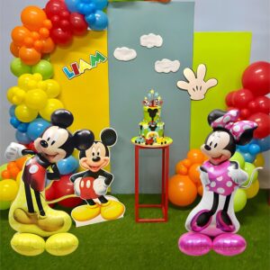 2PCS Jumbo Mickey Foil Balloon Birthday Decoration Minnie Foil Balloon 50" Party Supplies