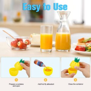 Fruit Fly Trap Bait Only,Fly Insects Trap Attractant for Indoor Outdoor,Effective Fruit Fly Trap Refills Liquid,Fruit Fly Trap Bait Refill for Home,Kitchen,Plants