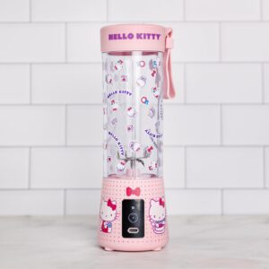 uncanny brands hello kitty usb-rechargeable portable blender