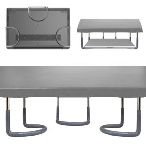 skywin under desk laptop mount - 3 racks in 1 set to hold under desk laptop holder organizer rack with screws (laptop not included)