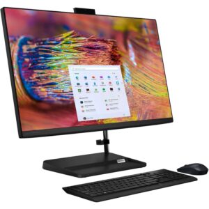 Lenovo 2023 IdeaCentre Newest All-in-One Desktop, 27" FHD Touchscreen, Intel Core i7-13620H, 64GB RAM, 1TB SSD, Webcam, HDMI, Wi-Fi 6, Wireless Mouse & Keyboard, Windows 11 Home, F0GJ, Black