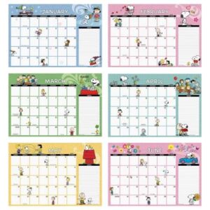 2024-2025 PEANUTS® Desk Calendar Pad, 11-Inch x 16-1/4-Inch Size, Large 24-Month Bookstore-Quality Calendars for Kitchen & Office, by Current