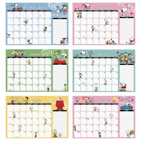 2024-2025 PEANUTS® Desk Calendar Pad, 11-Inch x 16-1/4-Inch Size, Large 24-Month Bookstore-Quality Calendars for Kitchen & Office, by Current