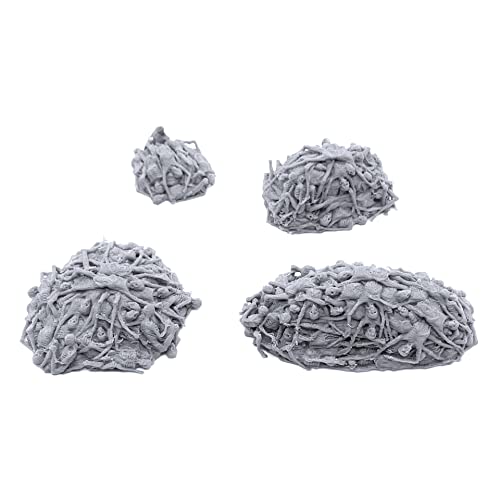 Corpse Piles by Printable Scenery - Compatible with Dungeons and Dragons (DND, D&D), 28mm Miniature Wargaming, Tabletop RPGs, Wargame Scenery