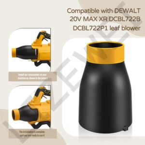 LIZEWEI Car Drying Nozzle for DEWALT 20V MAX XR Leaf Blower DCBL722B DCBL722P1, 8" Long (Easy Installation)