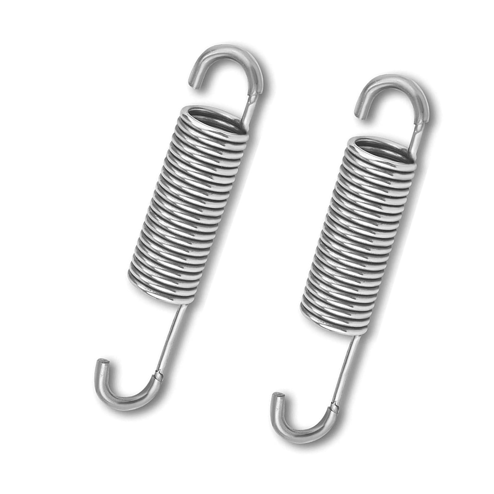 WAO ZONE 2PCS 3-5/8" Stainless Steel Replacement Recliner Sofa Mechanism Recliner Springs - Long Neck Hook Style-Recliner Replacement Parts