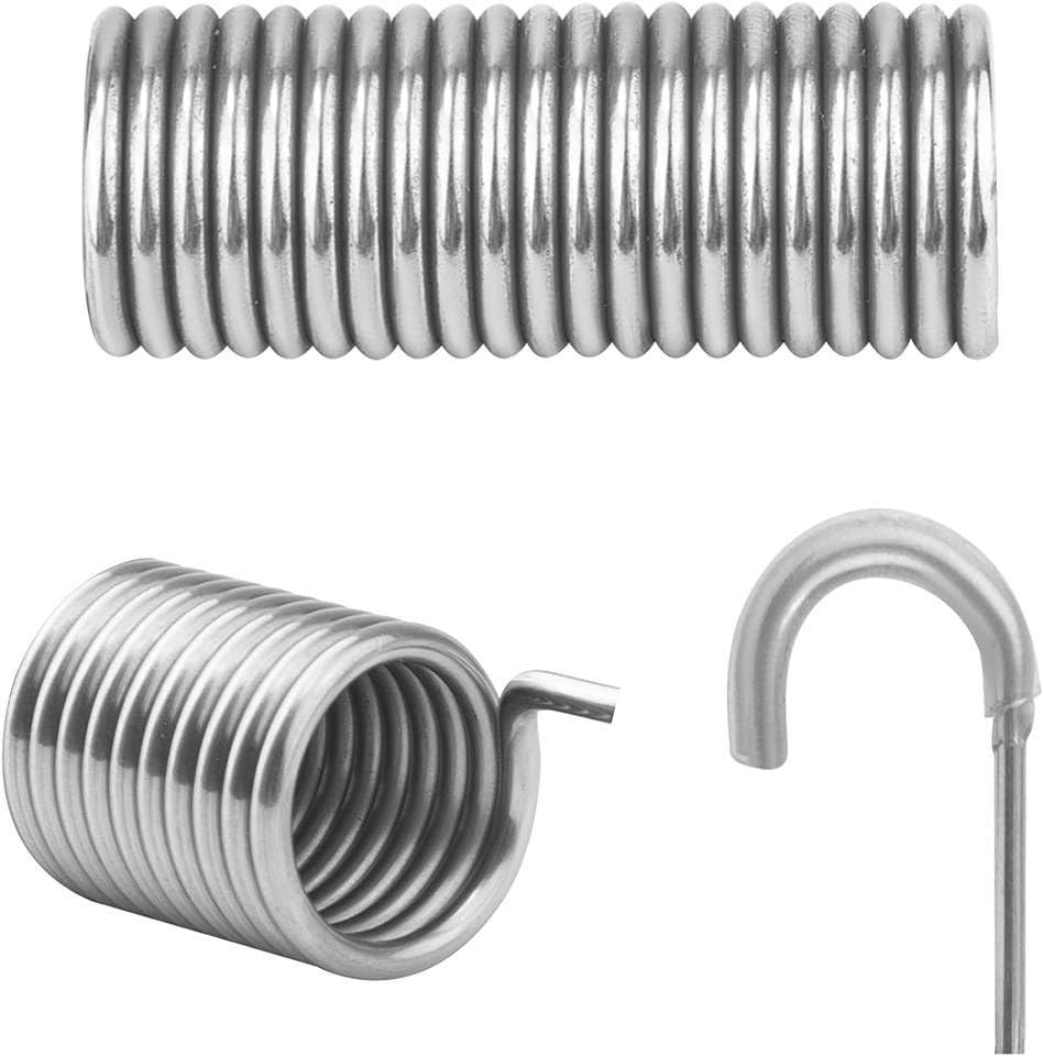 WAO ZONE 2PCS 3-5/8" Stainless Steel Replacement Recliner Sofa Mechanism Recliner Springs - Long Neck Hook Style-Recliner Replacement Parts