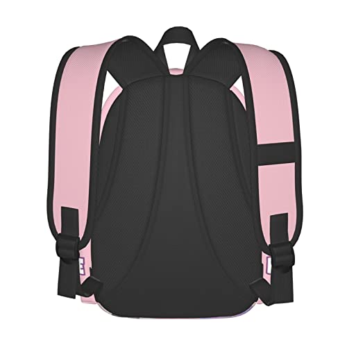 UPHUNAL Pink backpack For Women Men Cute large Laptop Travel backpacks anmie Bag Lightweight Cool Durable Waterproof Bags For Office Package Daypacks Work Hiking Gym Sport Outdoor Picnic