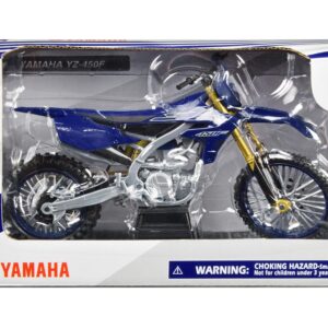 New Ray Toys Motorcycle 1:12 Scale Yamaha YZ450F Dirt Bike, 58313, Multicolor