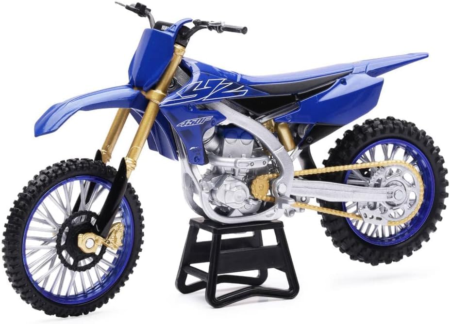 New Ray Toys Motorcycle 1:12 Scale Yamaha YZ450F Dirt Bike, 58313, Multicolor