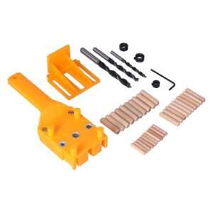 Handheld Dowel Jig Kit Pocket Hole Jig for Woodworking