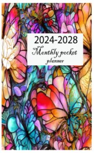 2024-2028 monthly pocket planner: stay ahead of your goals small size 4"x6.5"