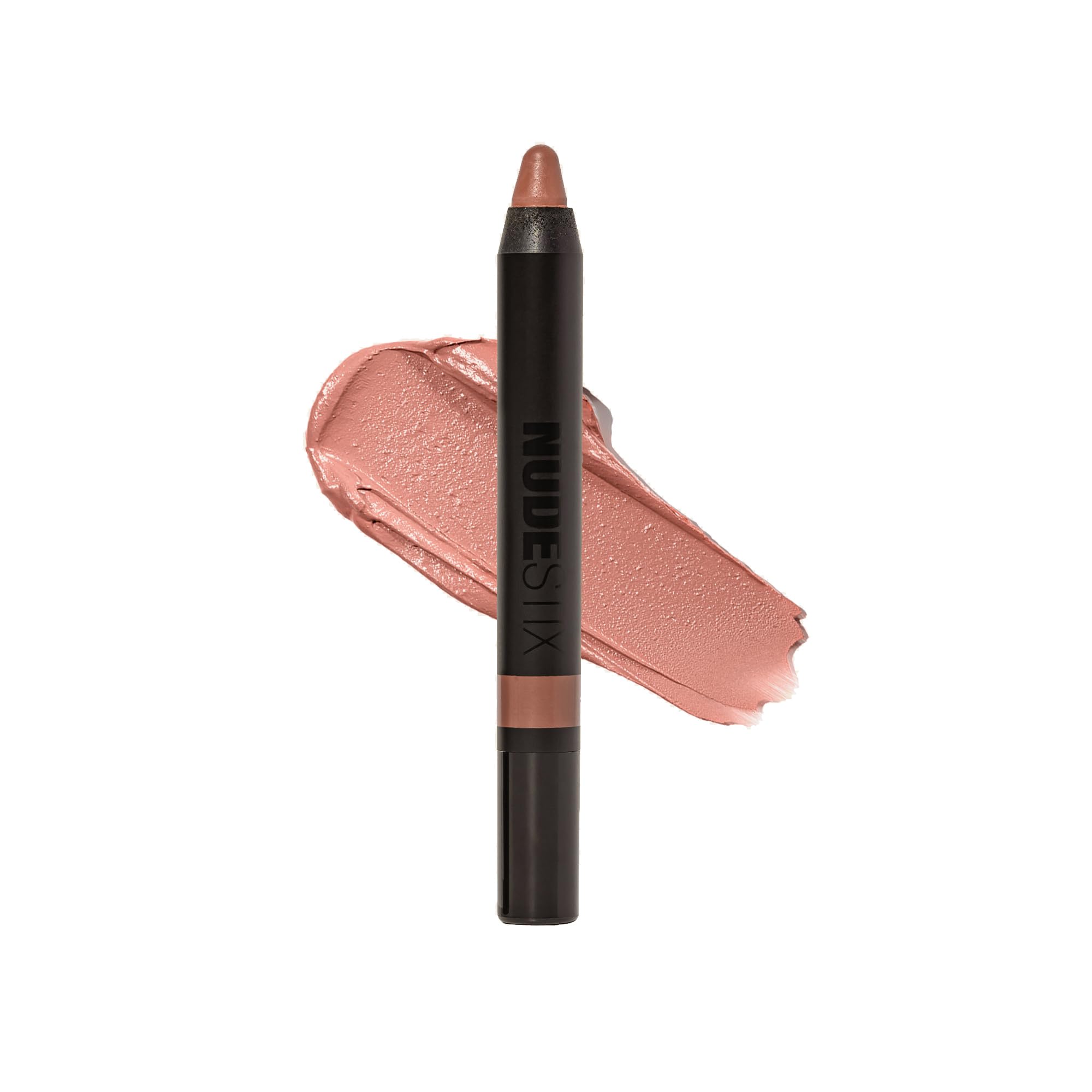 Nudestix Intense Matte Lip + Cheek Pencil, Lipstick + Lip Liner + Cheek Blush Tint, Multi Use Makeup for Long Lasting Color, Smooth Coverage, Shade: Sunkissed Nude