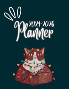 2024-2026 monthly planner: 3 year calendar large size 8.5x11 inches | 36 months jan 2024 - dec 2026 with federal holidays | monthly design ( calendar 2024-2026 for purse)