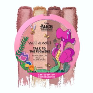 wet n wild talk to the flowers blush palette alice in wonderland collection