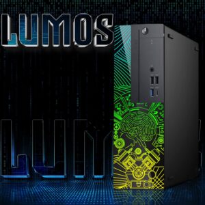 Lumos 8 Gaming Desktop PC, Intel Core i5 7th Gen, AMD RX 6400 4GB DDR6, 8GB RAM, 256GB SSD + 2TB HDD, 22 Inch Monitor, PCI-E Bluetooth | Wi-Fi, RGB Kit, Win 10 Pro (Renewed)