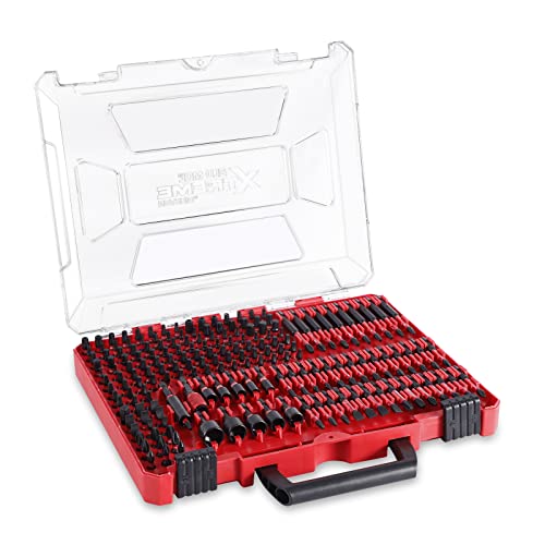 Disston BLU MOL Xtreme 115pc Drill bit Set 17 Round and Hex Drill bit Sizes