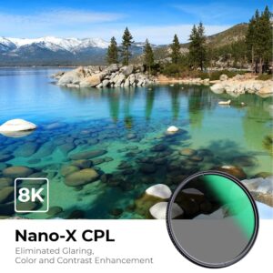 95mm Circular Polarizers Filter, K&F Concept 95MM Circular Polarizer Filter HD 28 Layer Super Slim Multi-Coated CPL Lens Filter (Nano-X Series)