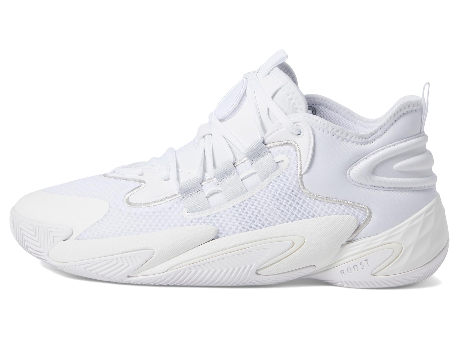 adidas BYW Select Team Footwear White/Crystal White/Zero Metallic Men's 8.5, Women's 9.5 Medium