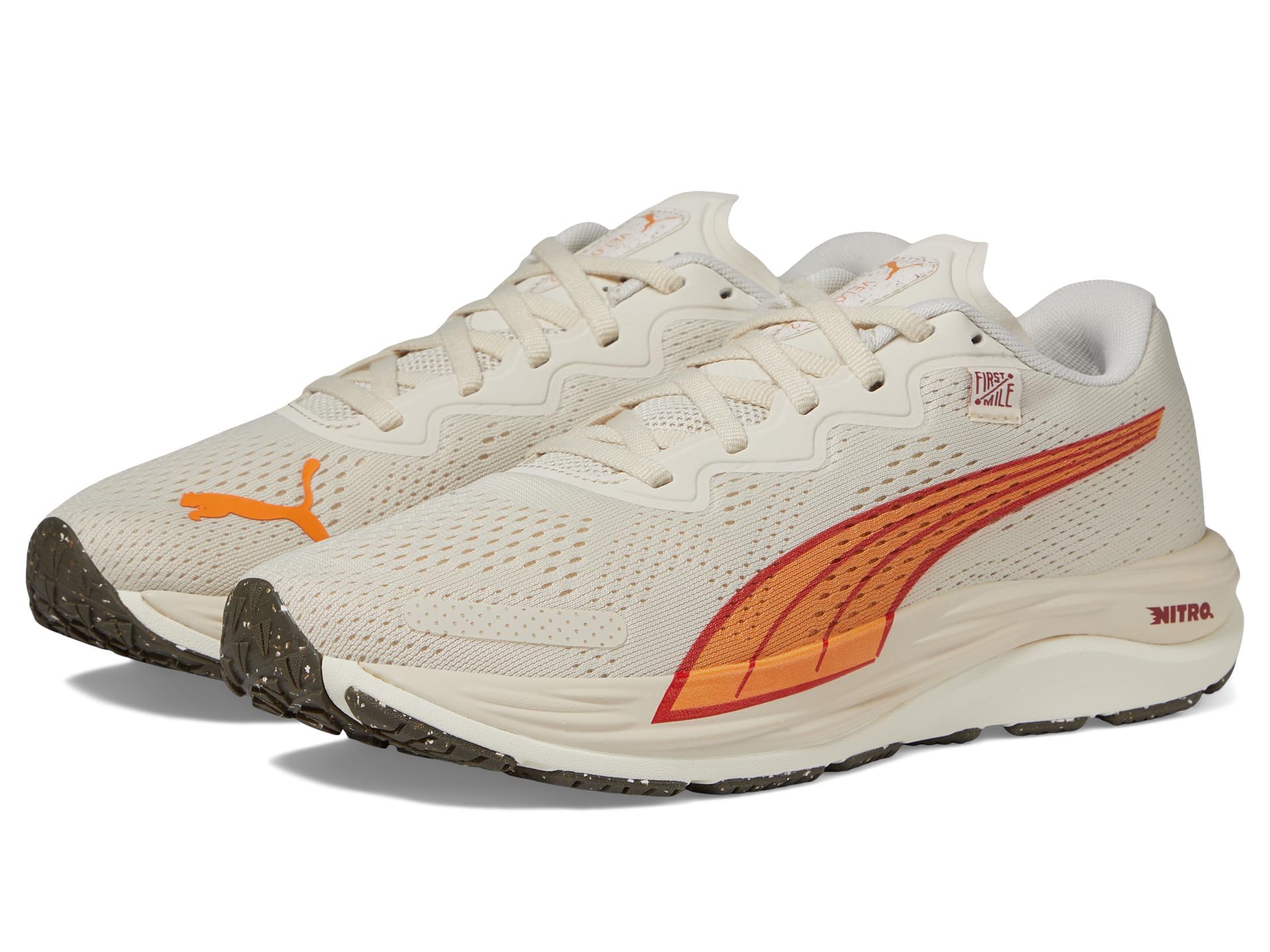 PUMA Velocity Nitro 2 First Mile Warm White/Bright Melon 8 B (M)