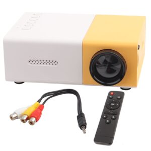 Home Theater Mini Stylish Home Theater Portable LED Projector HD Support 1080P VGA Multimedia Player (US regulations (110V-240V))