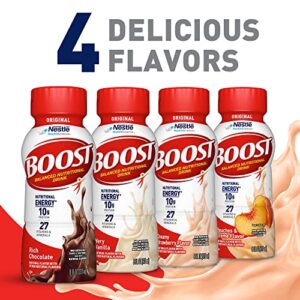 BOOST Original Nutritional Drink, Creamy Strawberry, 8 fl oz (Pack of 24)