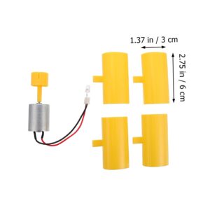 ULTECHNOVO Dynamo Small Wind Generators Vertical Wind Turbines Generator Wind Kit Micro Vertical Generator Plastic Solar Generator Electric Tools Teaching Tool Abs Micro-motor F5 Mini