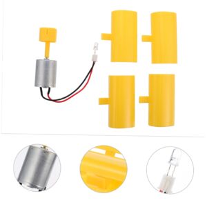 ULTECHNOVO Dynamo Small Wind Generators Vertical Wind Turbines Generator Wind Kit Micro Vertical Generator Plastic Solar Generator Electric Tools Teaching Tool Abs Micro-motor F5 Mini