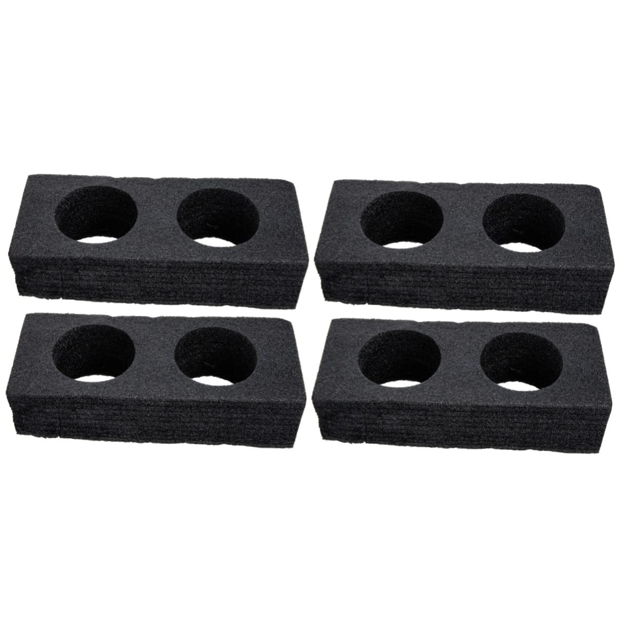 4 Pcs Milk Tea Cup Holder 2 Cups Foam Take Out Cup Holder Foam Bottle Holder Door Dash Supplies Small Baskets for Organizing Cup Holder Tray Insulation Pearl Cotton Beer re-usable