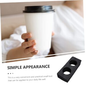 4 Pcs Milk Tea Cup Holder 2 Cups Foam Take Out Cup Holder Foam Bottle Holder Door Dash Supplies Small Baskets for Organizing Cup Holder Tray Insulation Pearl Cotton Beer re-usable