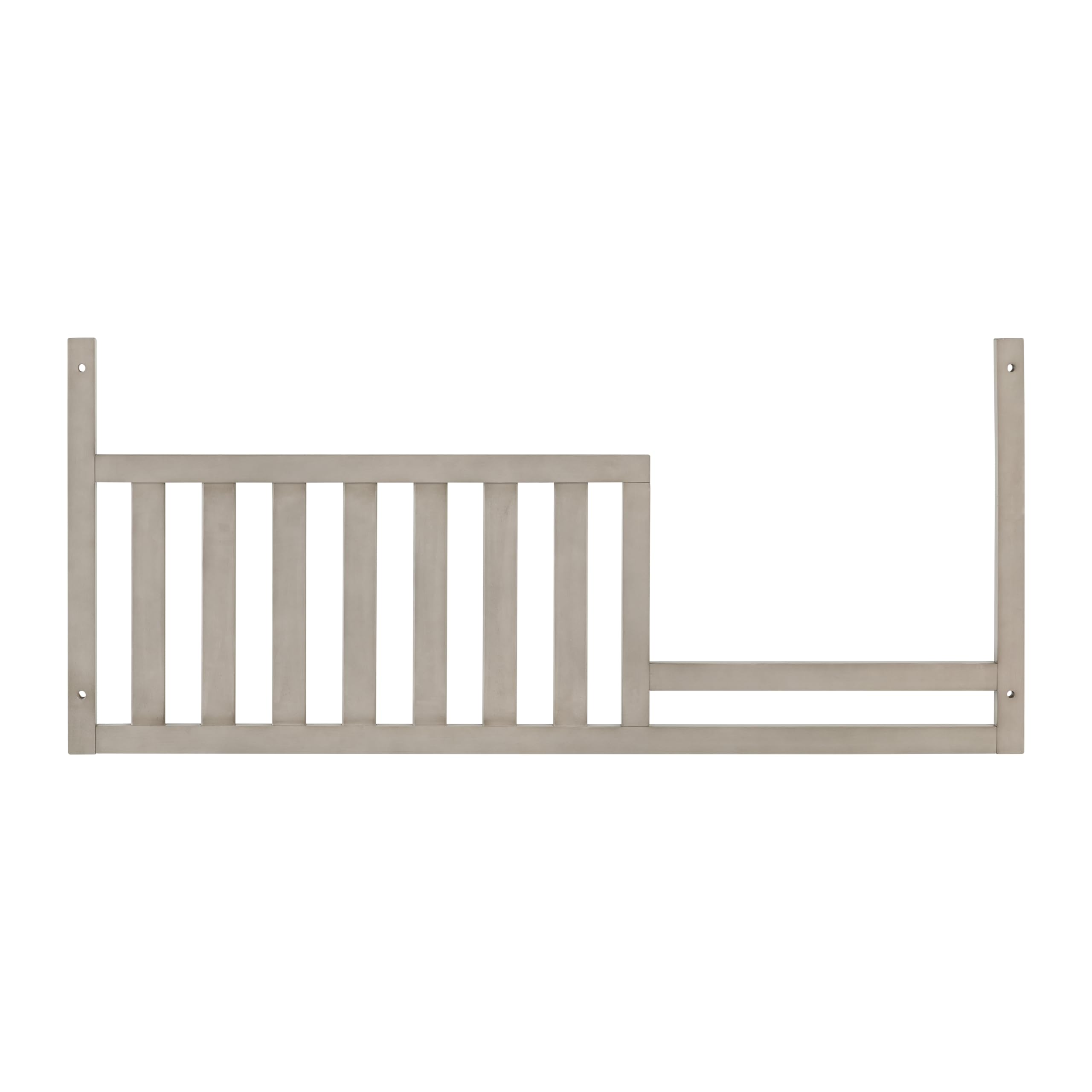 Soho Baby 43095210 Hampton Crib to Toddler Bed Guard Rail Conversion Kit, Wire Brush Canyon Gray Finish, GreenGuard Gold Certified