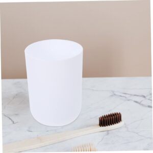 Cabilock 2 Sets Bathroom Set Soap Dispenser Bathroom Toothbrush Holder Bathroom Washing Accessories Soap Storage Tray Cotton Swab Dispenser Vanity White Lotion Household Plating