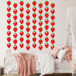 12 PCS Strawberry Party Banners Strawberry Birthday Decorations Strawberry Banner Garland Kit Strawberry Hanging Swirl Decorations Berry First Birthday Garland Party Baby Shower Decor