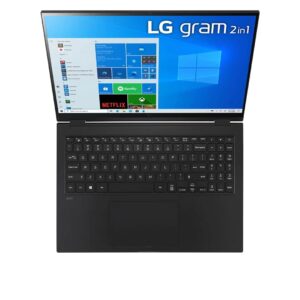 LG Gram, 16" 2-in-1 Ultralight Laptop 2022, WQXGA IPS Touchscreen, Intel EVO Platform i7-1260P 12-Core, 16GB RAM, 1TB (512x2) SSD, Iris Xe Graphics, Backlit KB, WiFi 6E, Thunderbolt 4 Win 11, Pen