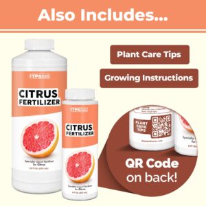 Citrus Fertilizer for All Citrus and Fruiting Trees, Liquid Plant Food 8 oz (250mL)