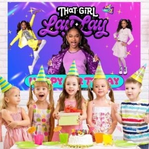 That Girl Lay Lay Party Backdrop Banner, That Girl Lay Lay Birthday Party Decorations Photography Background